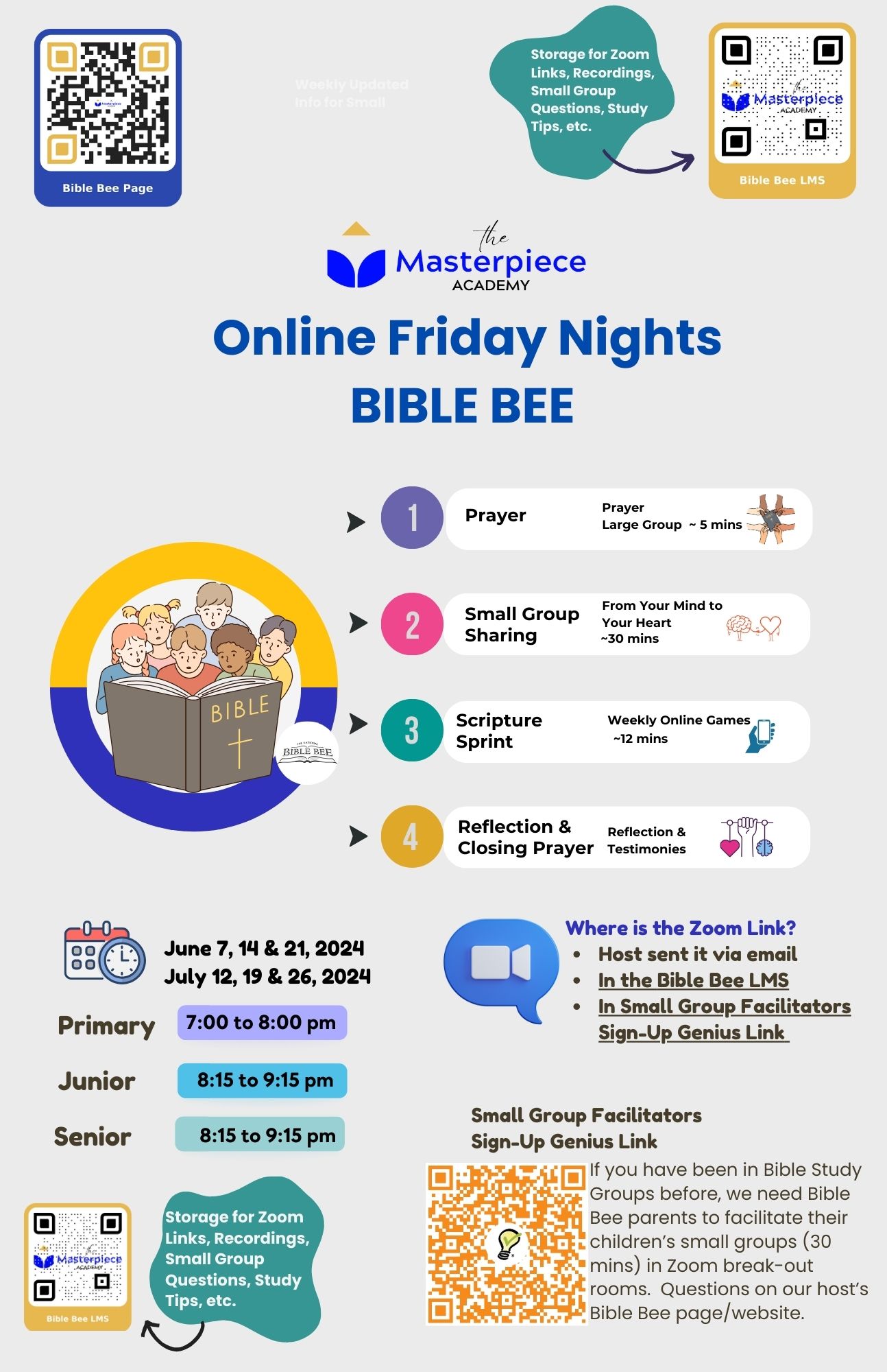 Bible Bee Program & Events in Northern VA | Masterpiece Academy