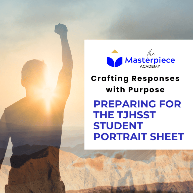 Crafting Responses with Purpose: Preparing for the TJHSST Student ...
